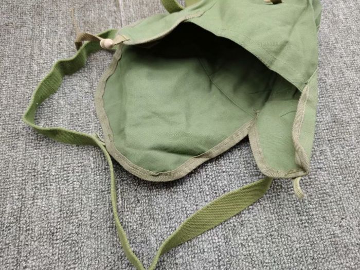 Remaining Vietnam War Chinese Army 56-style canvas satchel backpack ...