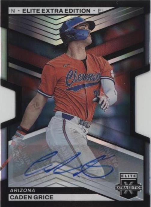 2023 Panini Elite Extra Edition - Caden Grice #128 Signatures Die-Cut ...