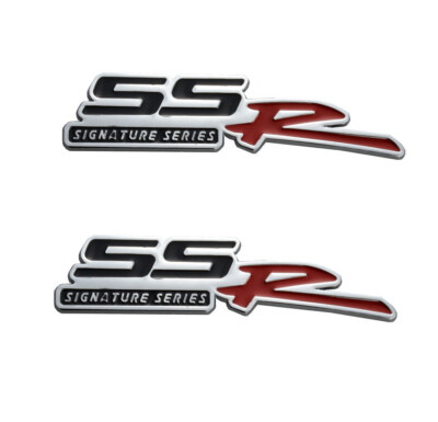2Pc SSR Emblem SS R Badge logo 3d Sticker For car Nameplate | eBay