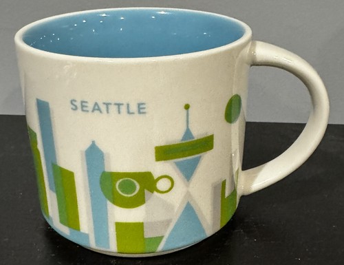 Starbucks Coffee Mug Seattle WA You Are Here Collection Mug Cup 2013 14 ...