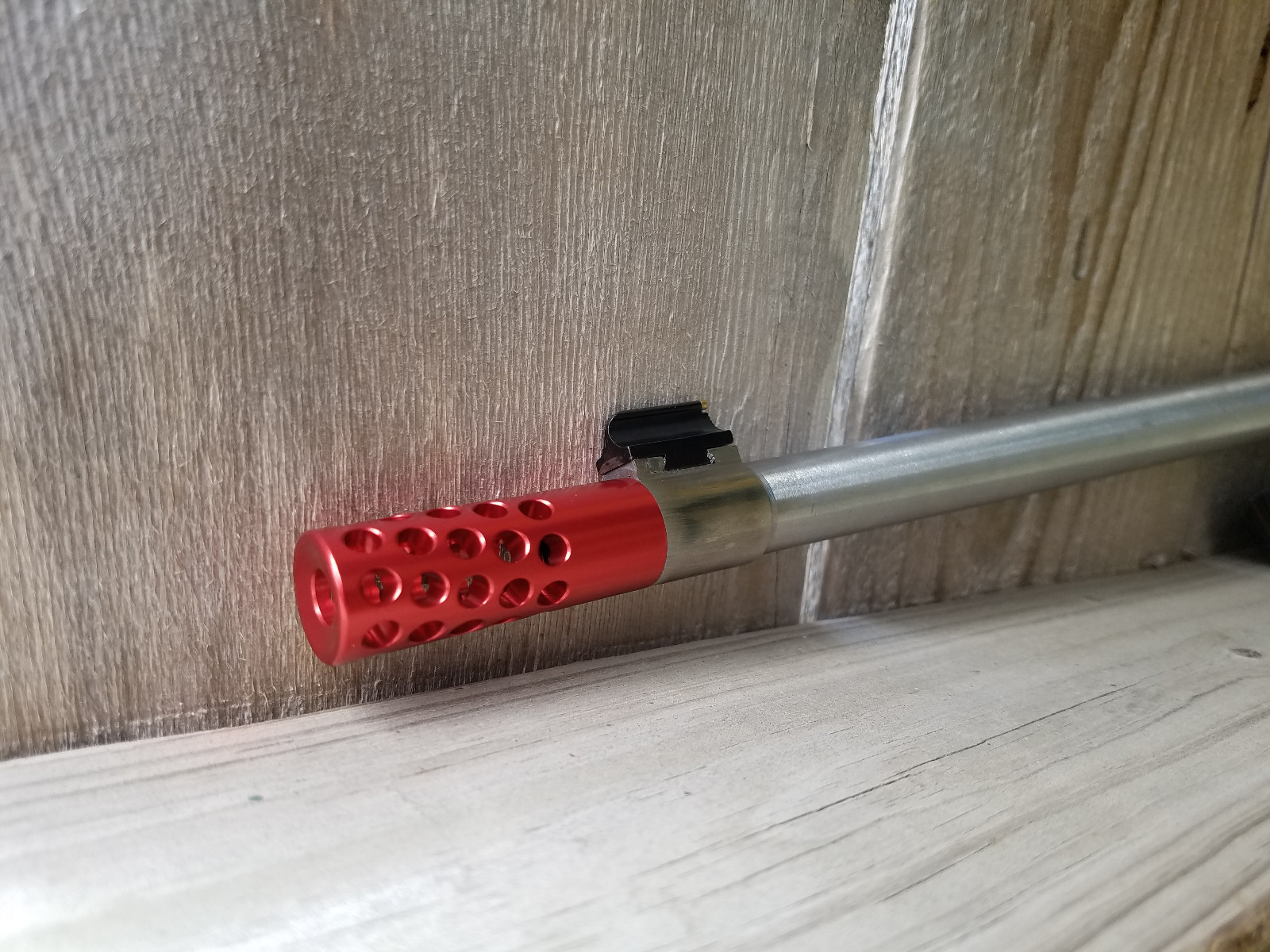 NEW! Spiral RED compensator for Ruger 10/22 factory threaded barrels ...