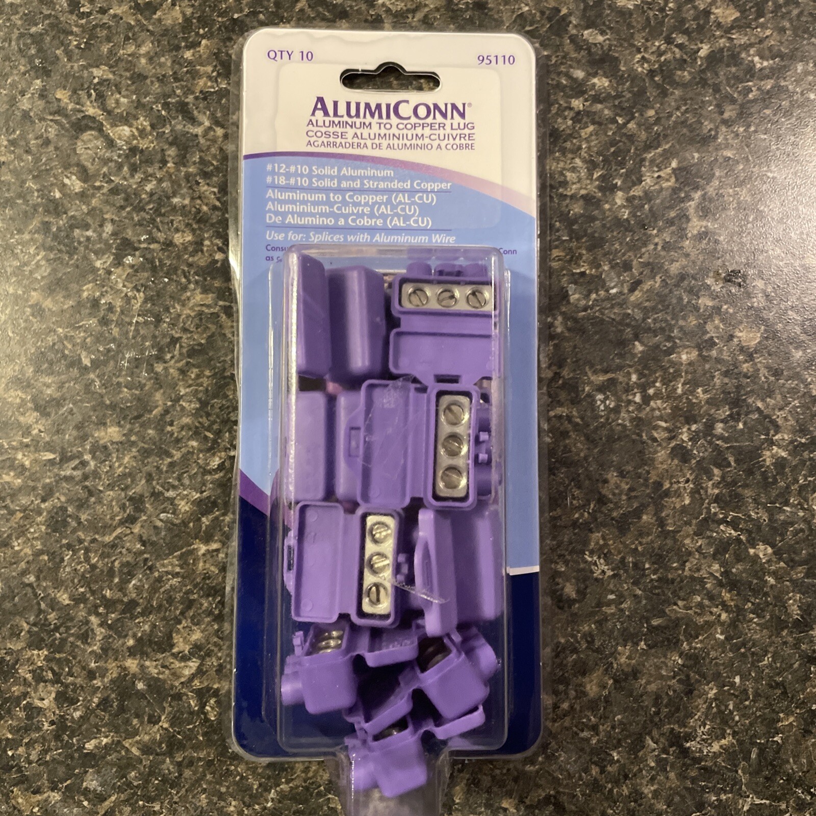 ECM, 10 Pack, Alumiconn Aluminum To Copper Lug Connector, 95110 ...