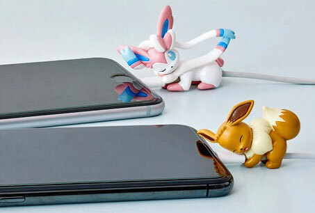 New Pokemon Sleeping on the cable Vol.3 EEVEE Cable Bite Gray Parker ...