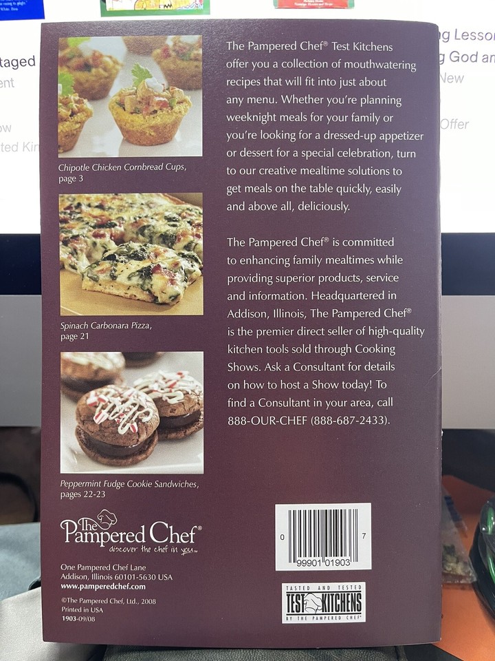 The Pampered Chef Seasons Best Recipe Collection Fall Winter 2008 ...