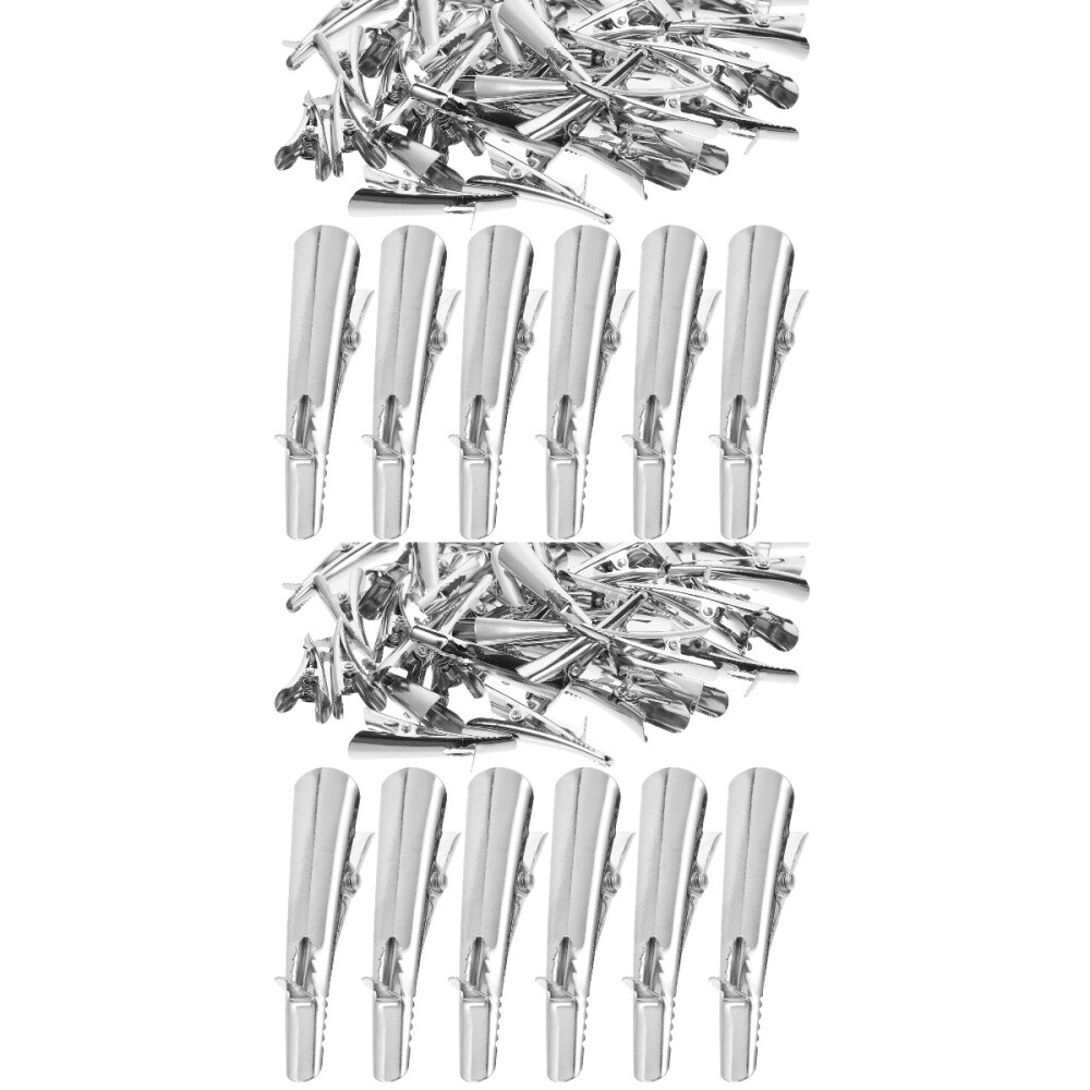 100 Pcs Alligator Clips For Photo Metal Holiday Memo Pictures Flower | eBay