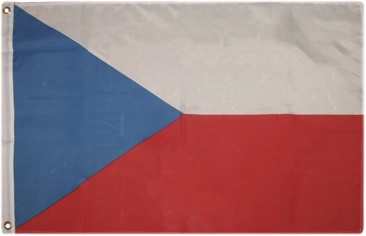 2x3 Czech Ceska Republic Republika flag 2'x3' house banner grommets ...