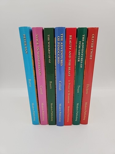 Treasury of Illustrated Classics Lot of 7 Peter Pan, Wizard of Oz ...