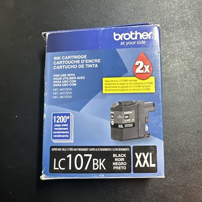 Brother LC-107 Ink Ctg LC-107BK, Black for Brother DCP-J4410DW | eBay