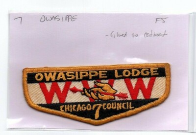 Boy Scout OA 7 Owasippe Lodge Flap F5 | eBay