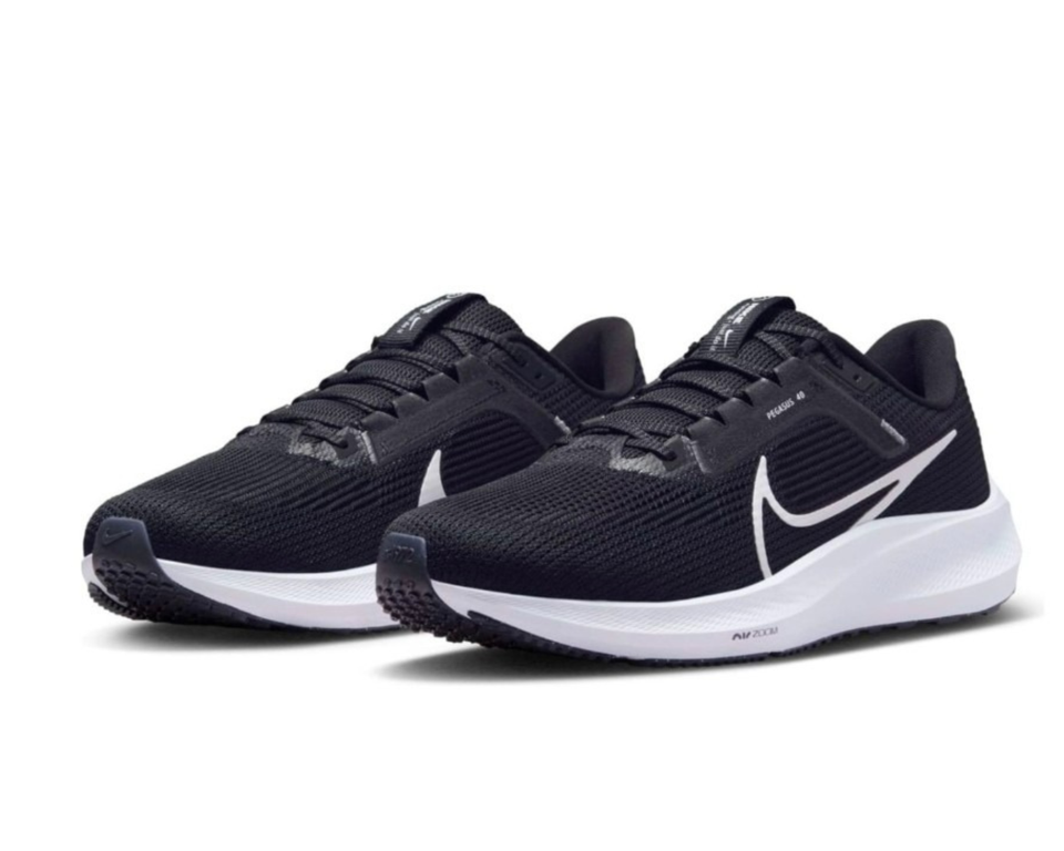 NEW Sz 8-12 Men's Nike Air Zoom Pegasus 40 Black White Running DV3853 ...