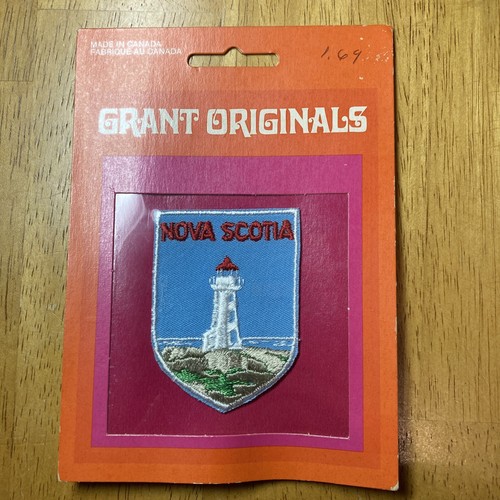 Sealed Vintage Embroidered Canadian Nova Scotia Lighthouse Grant Originals Patch | eBay