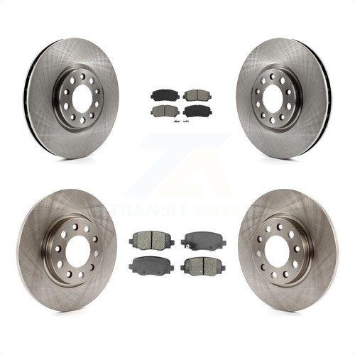 Front Rear Disc Brake Rotors And Semi-Metallic Pads Kit For Chrysler ...
