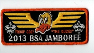Boy Scout 2013 National Jamboree Troop C207 "The Ducks" Troop Patch | eBay
