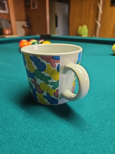 Peeps Coffee Mug Easter Bunnies Yellow Green Blue By: Just Born Inc. | eBay