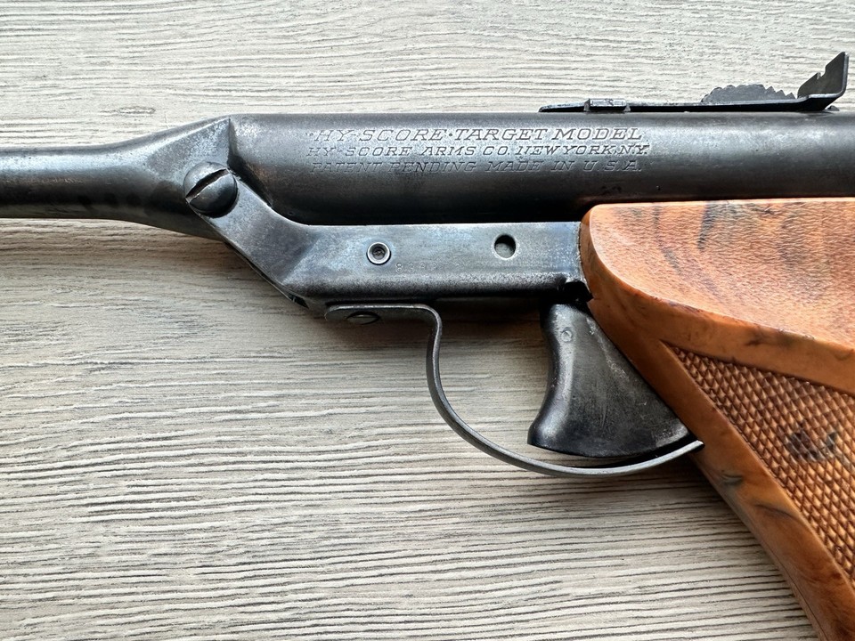 Hy-Score Target Model .177 Cal. Air Pistol w/ Can Of Pellets - Tested ...