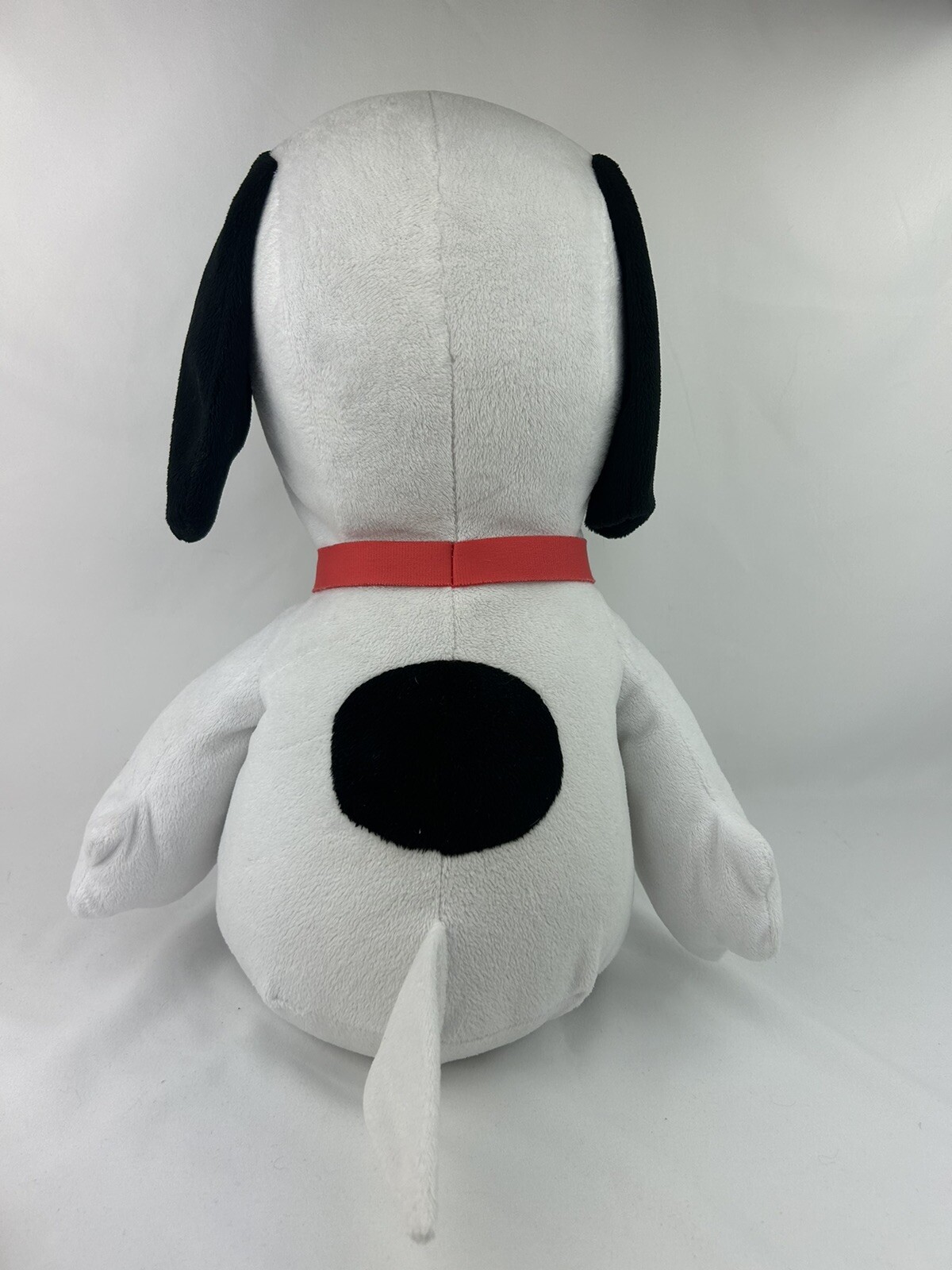 Peanuts Snoopy Dog Plush White Red Collar Stuffed Animal Charlie Brown ...