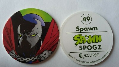 SPAWN Spogz Pogs by Eclipse Todd McFarlane, 1993 #49 - Spawn | eBay
