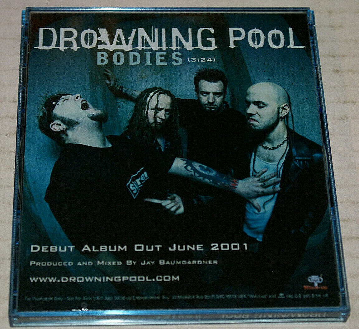 Drowning Pool Bodies Single Track Sample Promo Cd single 2001Proa 13065 ...