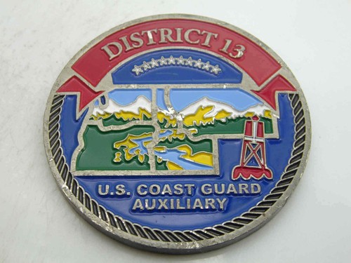 U.S. COAST GUARD AUXILIARY DISTRICT 13 PARATUS CHALLENGE COIN | eBay