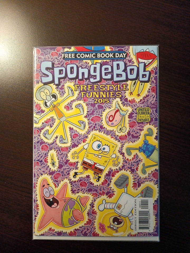SpongeBob Freestyle Funnies 2015 Free Comic Book Day May 2015 Plankton ...
