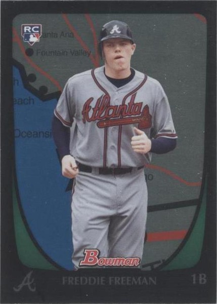 2011 Bowman - International #205 Freddie Freeman (RC) for sale online ...