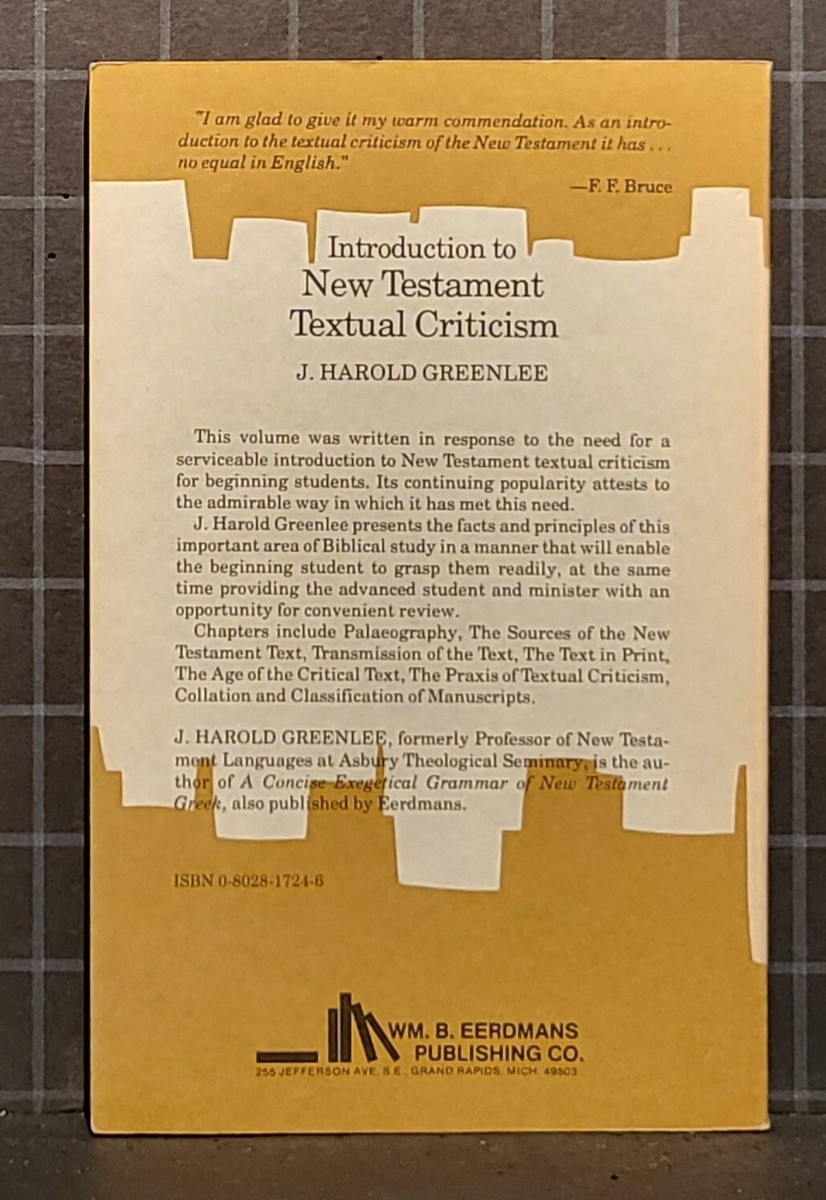 Nccgorg Textual Criticism