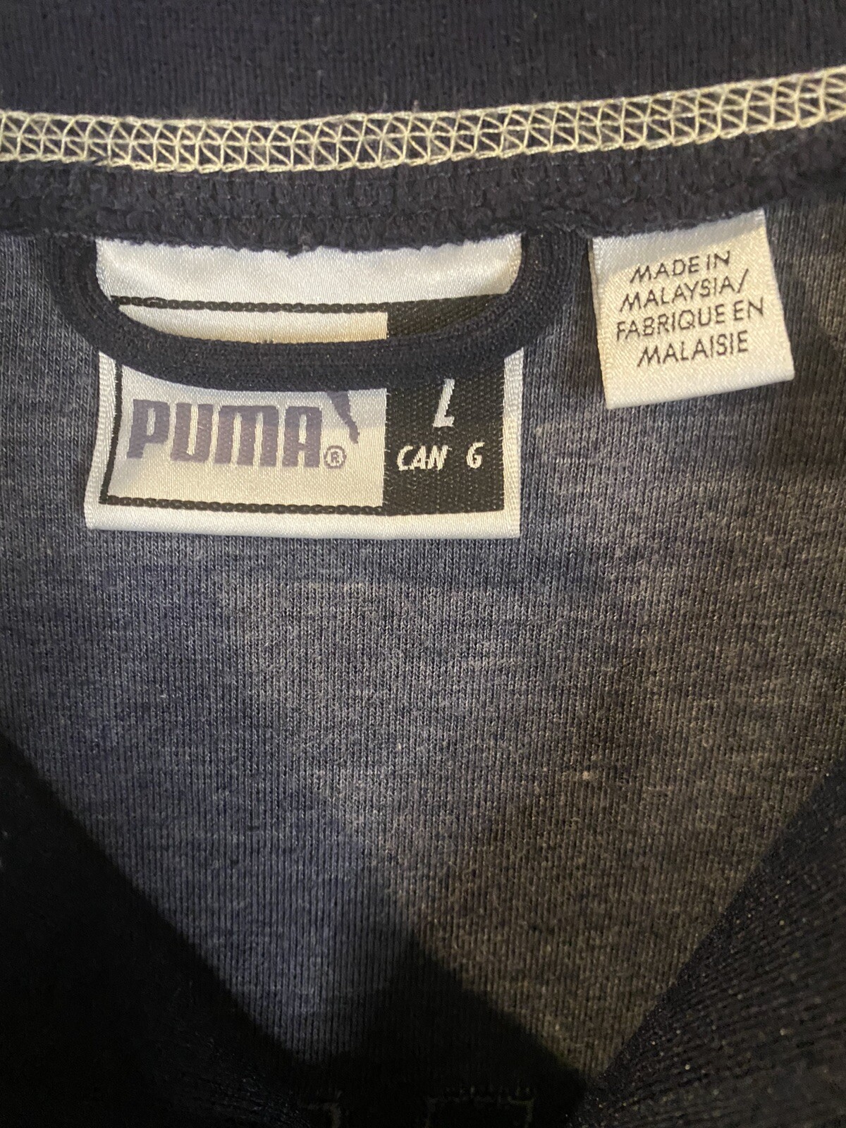 Puma 1948 Mens Retro Throwback Blue L Zipper Track Te… - Gem