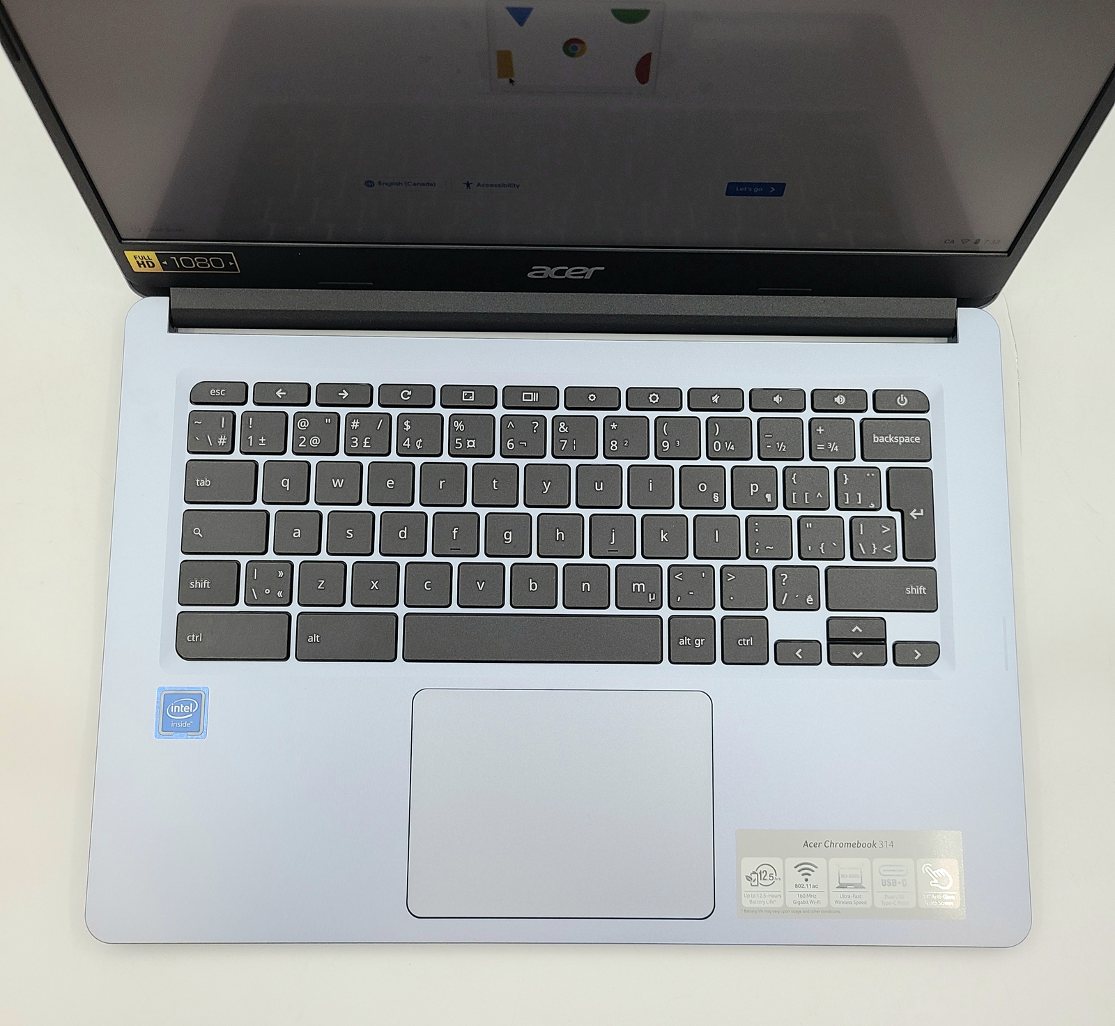 Acer Chromebook 314 CB314-1HT-C367 14" Laptop Dew Silver | eBay