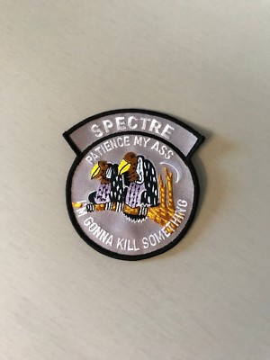 Spectre patch, vulture patch, military patch, keepsake patch, sew in ...