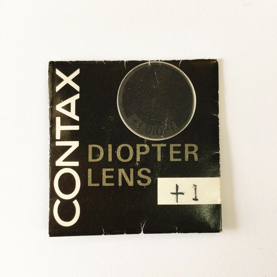 Contax +1.0 Diopter Lens Dioptric Adjustment eyepiece for RTS I II 139 ...