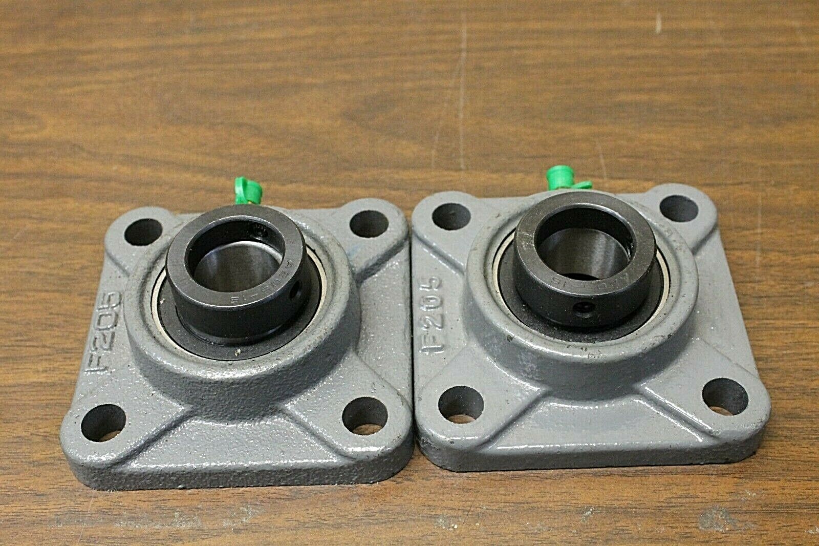 2 pcs F205-16 Pillow BEARING UNIT 4 BOLT FLANGE UC20516 F-205 1" ID ...