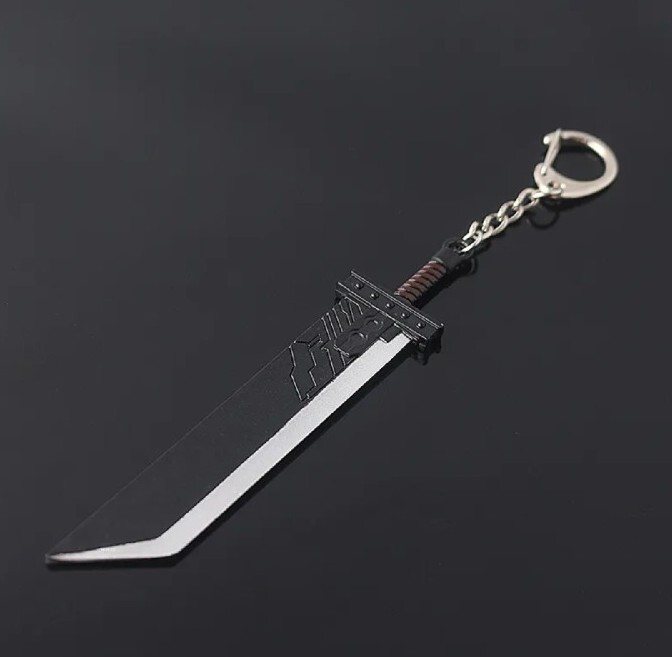 Final Fantasy 7 VII Remake Cloud Strife Buster Sword Keyring Keychain ...