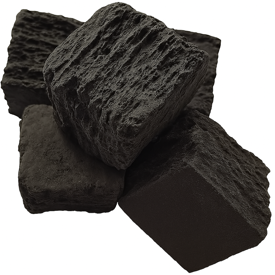 Coals Gas Fire Replacement 20 Small Ceramic UK Made Best Quality Black ...