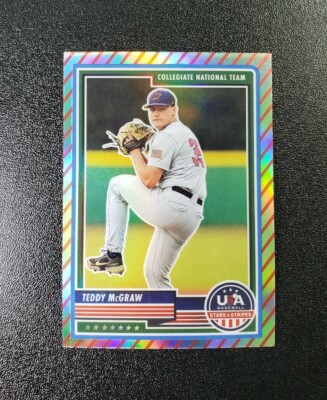 Teddy McGraw 2023 Panini USA Stars & Stripes STRIPES Prizm #75 ...