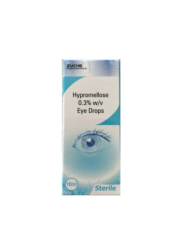 Hypromellose 0.3% Eye Drops For Dry Eyes 10ml - 3 pack - Brand May Vary ...