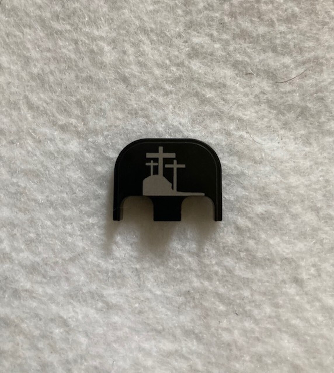 3 CROSSES CHURCH Glock Gen 1-5 Billet Backplate Slide Plate 17 19 26 27 ...