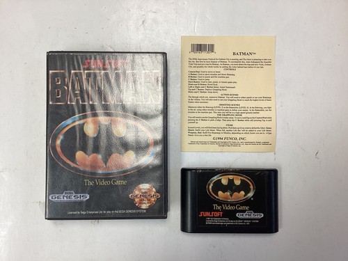 Batman- Sega Genesis Box and Game no Manual TESTED 20763113014| eBay