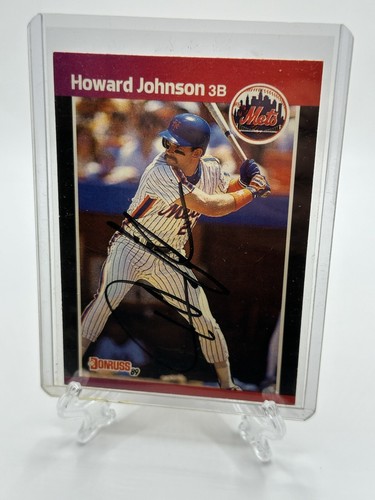 Howard Johnson New York Mets Autographed Signed 1989 Donruss #235 Card ...