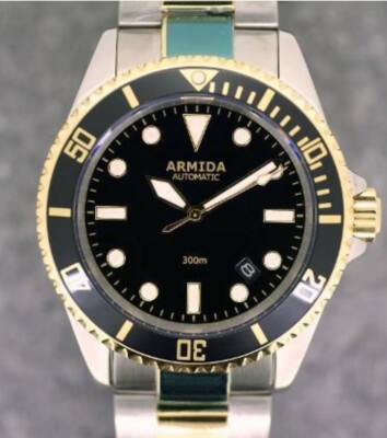 Armida A2 Dive Watch Two Tone Shipped from USA | eBay