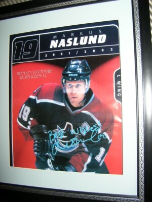 MARKUS NASLUND signed and framed Vancouver Canucks photo | eBay