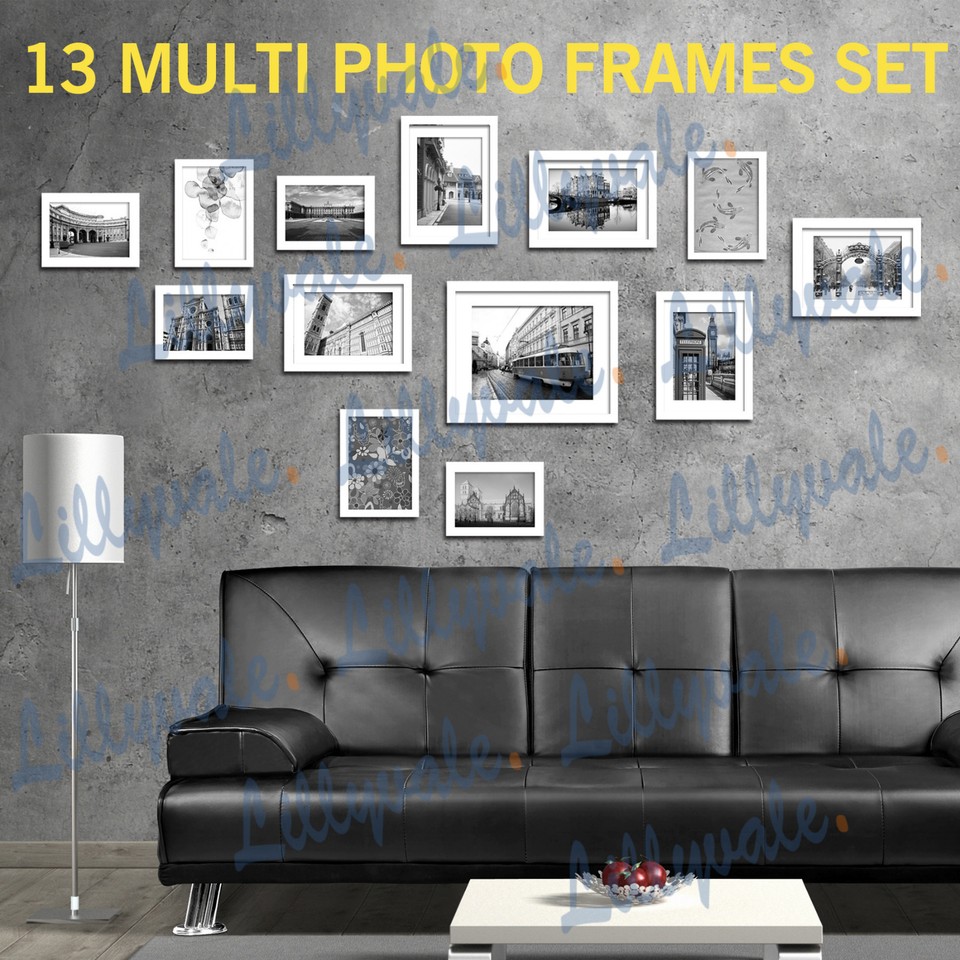 Photo Frames Large Multi Picture Wall Set 13PCS 125cm x 60cm Art Deco ...