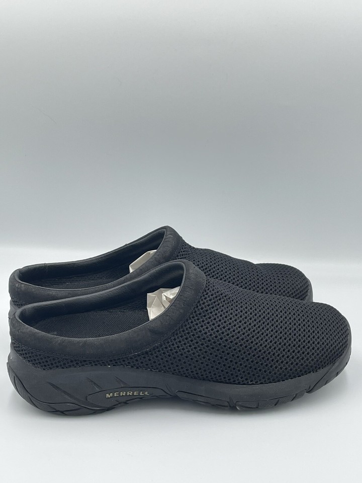 Merrell Encore Breeze 3 Women’s Black Size 8 Mesh Slip On Clog Slides ...