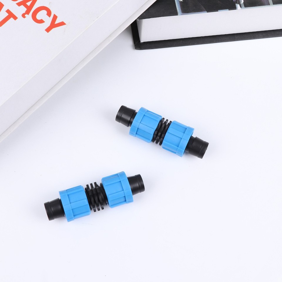 10 Pcs 16mm Drip Irrigation System Pipe Connection Locking Fittings ...