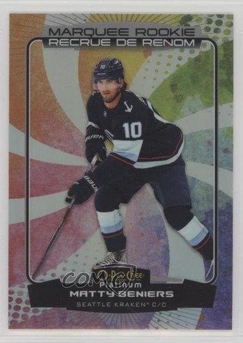 2022-23 O-Pee-Chee Platinum Rainbow Color Wheel Matty Beniers #203 ...