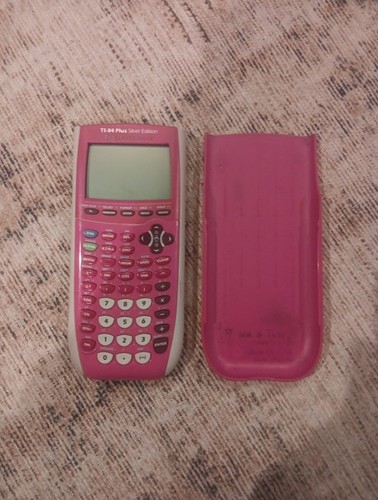 Texas Instruments TI-84 Plus Silver Edition Calculator Pink. Tested ...