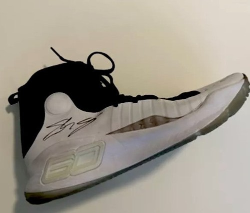Game-Worn, Signed Josh Jackson Shoe – UA Curry 4 (14) - 1 of 1 and Yes ...