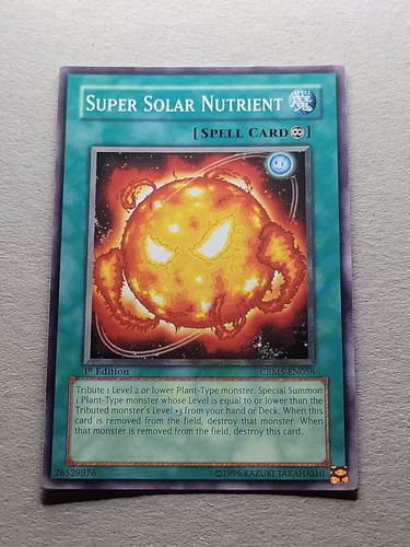 Super Solar Nutrient - CRMS-EN058 - 1st Edition - YuGiOh-LP | eBay