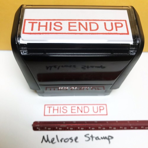 This End Up Rubber Stamp Red Ink Self Inking ideal 4913 | eBay