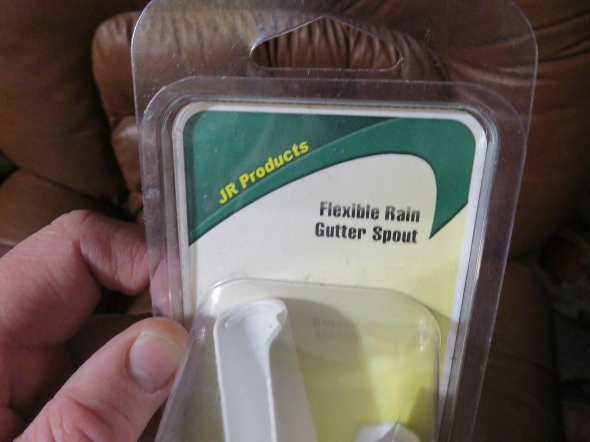 Motorhome Gutter Extension 2-Pack Long White Rain Gutter Spouts For RV ...