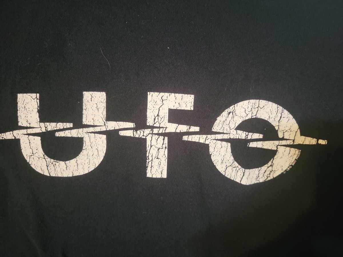 Ufo Band Logo Men O Neck Tshirt Fashion Brand T Shirt Black New UFO